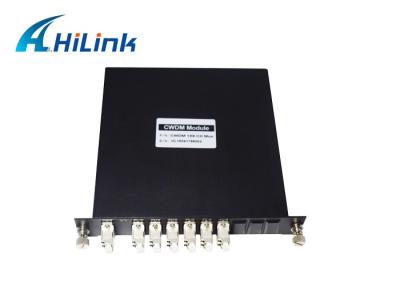 中国 WDMネットワークのための選抜して下さい/二重繊維CWDM Mux Demuxモジュール6チャネル 販売のため