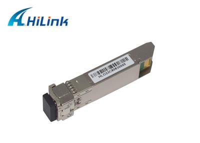 China Ethernet Optical SFP+ Transceiver Module 10GBASE-ZR Duplex LC CH23 1558.98nm DWDM for sale