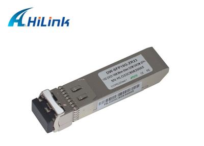 China Ethernet Optical SFP+ Transceiver Module 10GBASE-ZR Duplex LC CH23 1558.98nm DWDM for sale