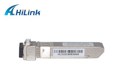 China Ethernet Optical SFP+ Transceiver Module 10GBASE-ZR Duplex LC CH23 1558.98nm DWDM for sale