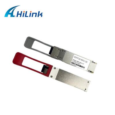 中国 0~70℃環境対応100G Base QSFP28 BiDiモジュール 10km/20kmデータレート 販売のため