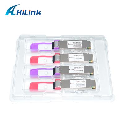 Cina Ricetrasmettitore ottico QSFP28 PAM4 100G 20Km BIDI, Hot Pluggable, Simplex LC, +3.3V, 1271/1331nm, EML+PIN, Monomodale in vendita