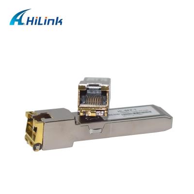중국 HL-SFP-T 1000BASE-T 및 10/100/1000BASE-T 구리 SFP 송신기 판매용