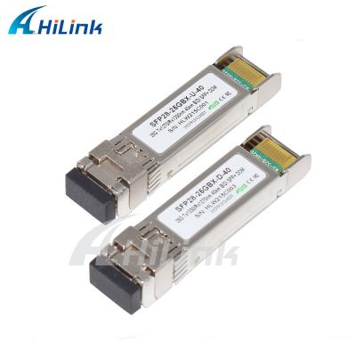 China 25Gbps BIDI 40KM 1270/1310nm 40KM APD LC DOM Transceiver 25G Ethernet Fiber Optic Transceivers for sale