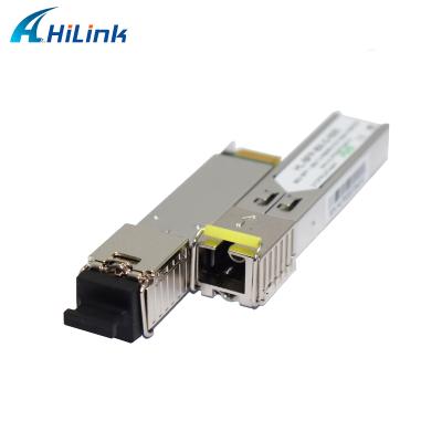 China 1.25G BIDI SFP Transceiver 20KM with Low Power Dissipation and Single SC Connector for Gigabit Ethernet for sale
