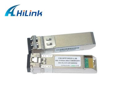 Cina DOM CWDM di lunghezza d'onda 30km di LC 10G 1310nm del duplex del modulo del ricetrasmettitore di 10GBASE-L30 SFP+ in vendita