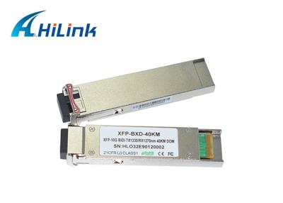 Cina connettore dei DOM BiDi XFP LC di WDM 1270nm/1330nm 40km del ricetrasmettitore 10GBASE-BX di 10Gbps XFP in vendita