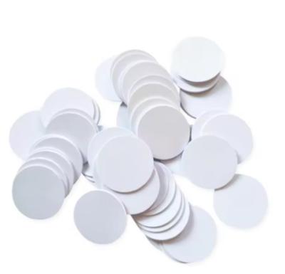 Round Coin Tag 125Khz Frequency Waterproof Tk4100 4168 T5577 25mm Mini PVC RFID Chip Card