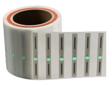China Etiqueta RFID UHF programable de largo alcance con LED y luz LED para gestión de activos en venta