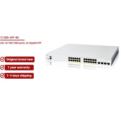 China C1200 Series 24x 10/100/1000 Ethernet Switch with 4x Gigabit SFP and Layer 3 Switching for sale