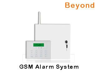 Cina LCD Metal Case GSM Engineering security Alarm System with 16 Wired zones 31 Wireless zones in vendita