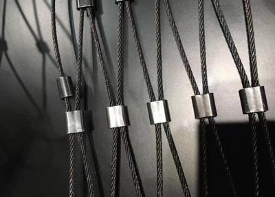 중국 철저한 보호 성 SS 가동 가능한 강철 메시는/동물원 울안을 위한 유형 그물을 매듭을 지었습니다 판매용