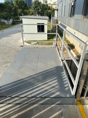 China Lifting Height 2000mm M3-020200-D2 Loading Dock Table Hydraulic Scissor Lift Table with Handrail and Chain for sale