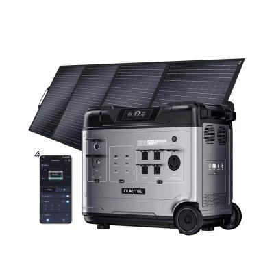 China Off Grid Solar Power System 4000w 3600w Backup Battery Portable Power Station Home Solar Generator for sale