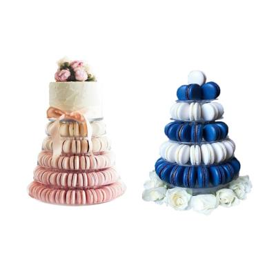 Cina torre del macaron di 6 della fila del macaron file della torre 10 in vendita