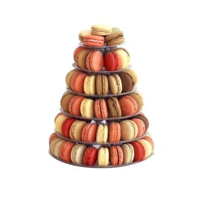 Cina torre del macaron di 6 della fila del macaron file della torre 10 in vendita