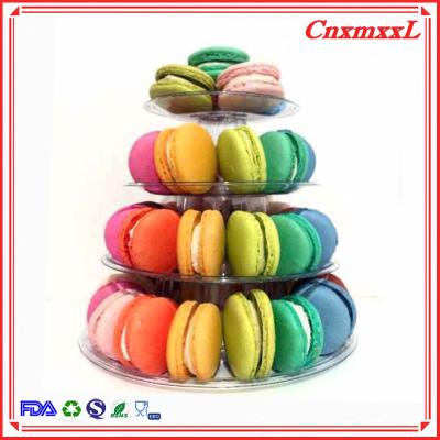 Cina torre del macaron di 4 file in vendita