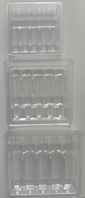 China 1 ml 2 ml 5 ml 10 ml PET ampulentrek Water injectie ampul verpakkingsbak Aanpassing Te koop