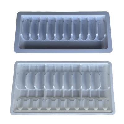 China 1 ml 2 ml 5 ml 10 ml PET ampulentrek Water injectie ampul verpakkingsbak Aanpassing Te koop