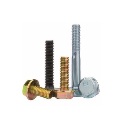 Cina ISO9001 2015 Certificato Customized M5-M12 Acciaio al carbonio Galvanizzato Zinc Hex Flange Bolt in vendita