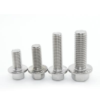 Cina GB Standard Passivated Stainless Steel Hex Flange Bolt M4 M6 M8 M10 M12 Classe 4.8.8.8 10.9 12.9 in vendita
