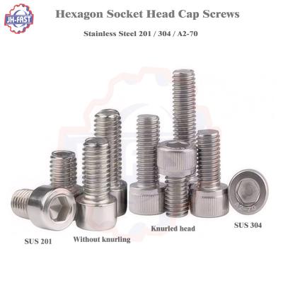 Cina Metrica di acciaio inossidabile bullone M5 Hex presa testa viti SUS 304 316 Cap testa Allen chiave in vendita