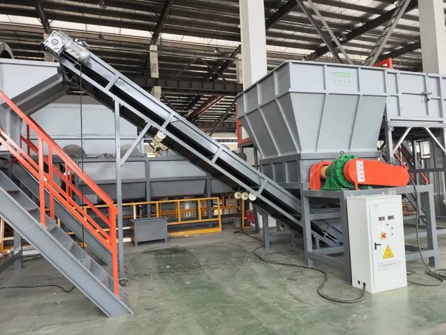 High Capacity Automatic PET Recycling System Plastic Bottle Recycling Machine