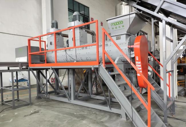 High Capacity Automatic PET Recycling System Plastic Bottle Recycling Machine