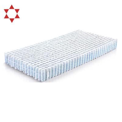China 2019 New Semi Product Mini 3D Fabric Pocket Spring Coil Unit for Slient Sleeping Massage Mattress 4D Fabric Hole Spring for sale
