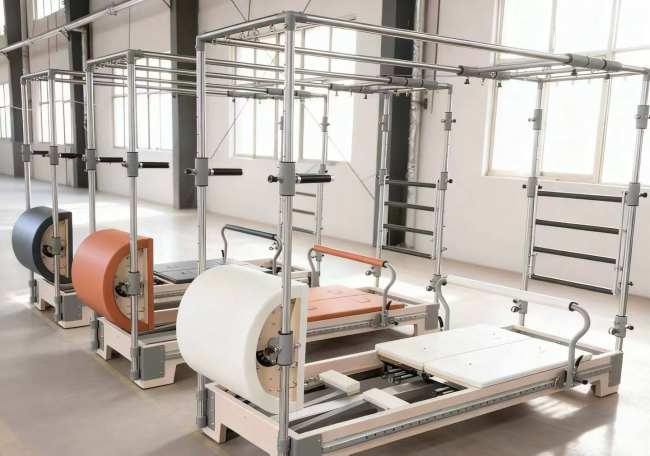 Pilates Cadillac Reformer Bed 8-in-1 Multifunctional Yoga & Shaping Equipment, Adjustable Core Training Machine for Studio