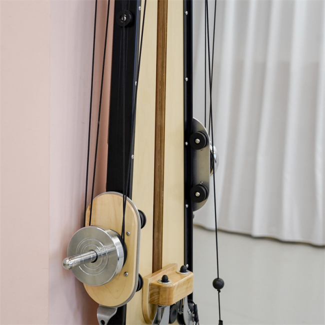Stainless steel barbell counterweights included with equipment