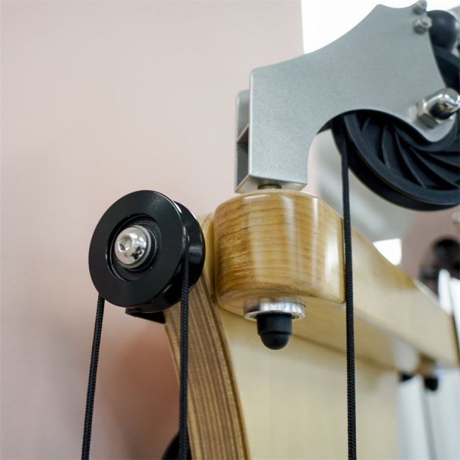 High wear-resistant PU pulley system with bearings
