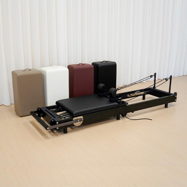 High Quality Foldable Wood Pilates Reformer Machine Portable Pilates Bed with Full Accessories Home Yoga Fitness Equipment