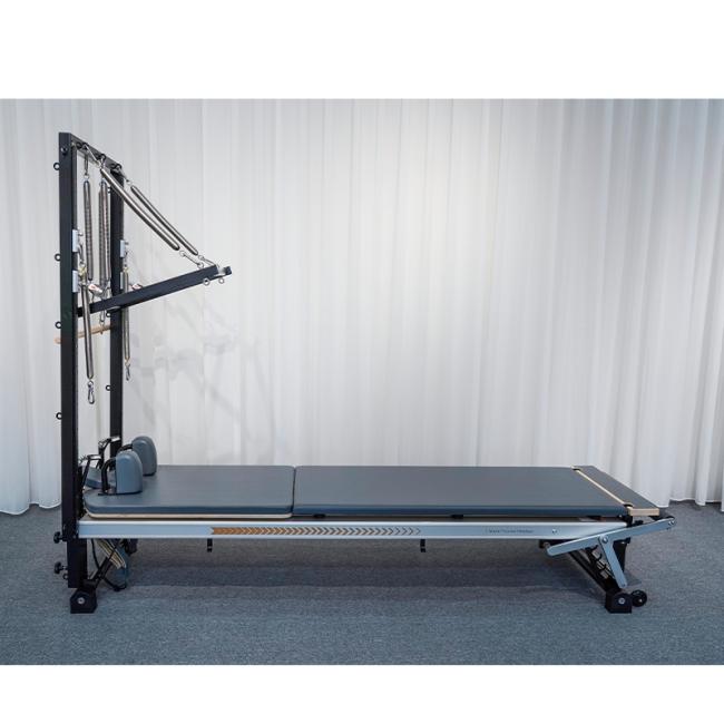 High Quality Foldable Wood Pilates Reformer Machine Portable Pilates Bed with Full Accessories Home Yoga Fitness Equipment
