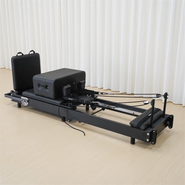 Customized High-standard Studio Commercial Pilates Equipment, Wooden Reformer, Foldable Portable Pilates Reformer.