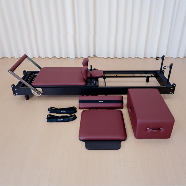 Customized High-standard Studio Commercial Pilates Equipment, Wooden Reformer, Foldable Portable Pilates Reformer.