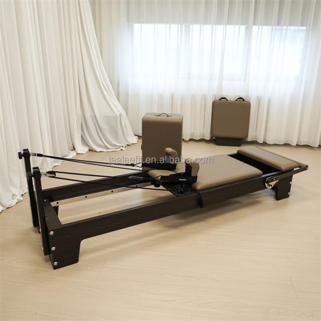 High Quality Durable Wood Aluminium Pilates Core Bed Newly Launched Fitness Equipment for Gym Body Use Comes Maple Box Packaging