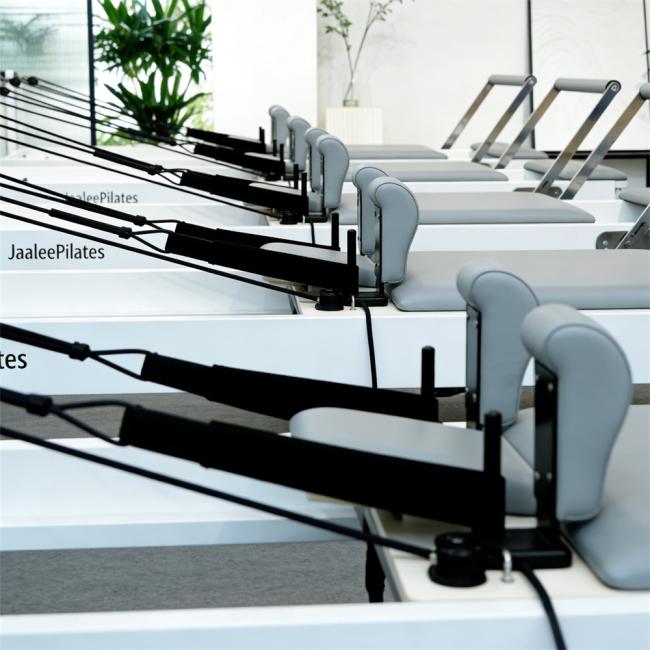 Commercial Gym Fitness Sets Studio Yoga Training Classic Pilates Reformer Oak Wood Pilates Reformer