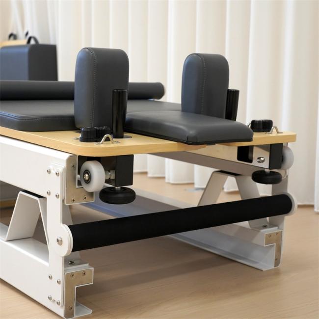 Custom Leather Aluminum Pilates Reformers Machine Foldable Core Bed Home Studio Use Commercial Fitness Equipment Logo Gym