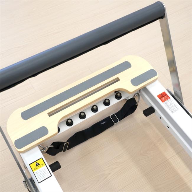 Custom Leather Aluminum Pilates Reformers Machine Foldable Core Bed Home Studio Use Commercial Fitness Equipment Logo Gym