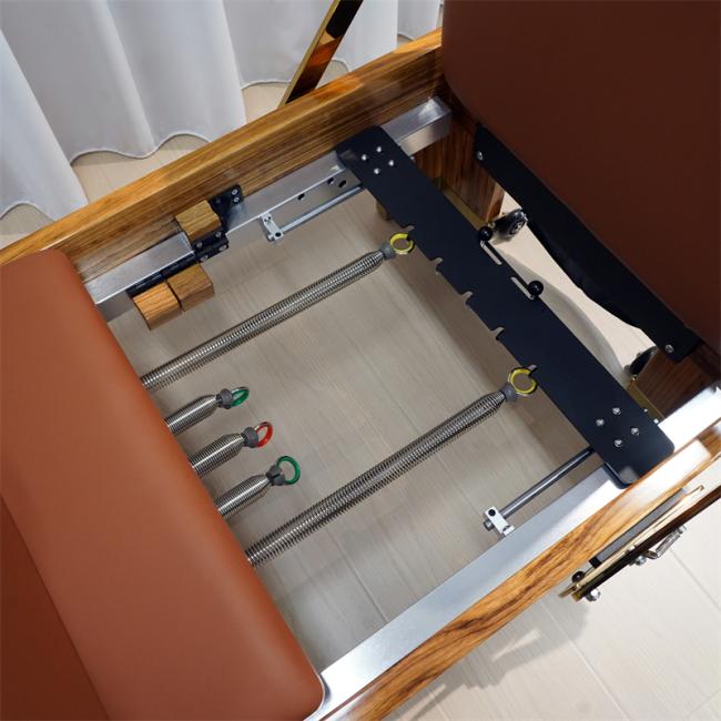 Luxury Wenge Wood Pilates Reformer Full Set with Complete Accessories for Home and Studio