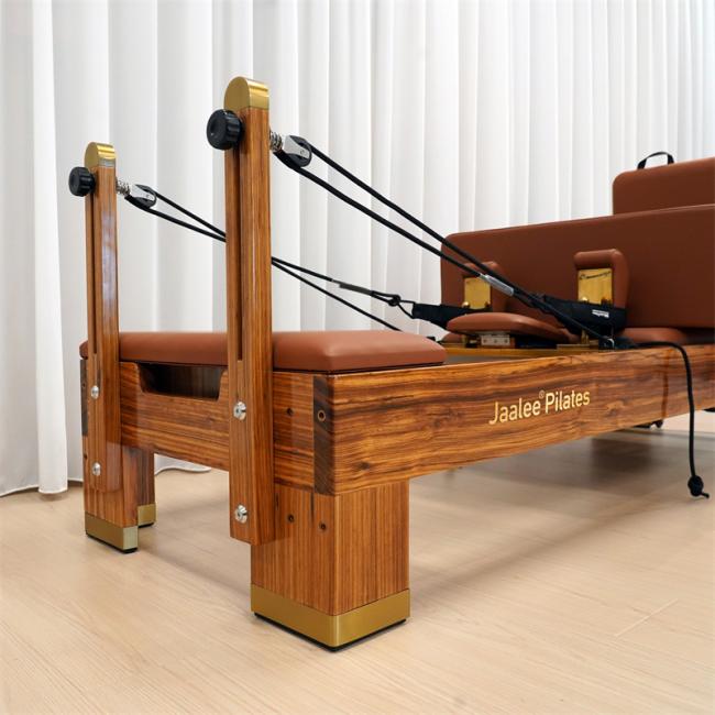 Luxury Wenge Wood Pilates Reformer Full Set with Complete Accessories for Home and Studio