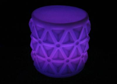 Cina La forma portatile del tamburo degli sgabelli da bar del pub del LED accende Seat all'aperto per il Natale, festival in vendita
