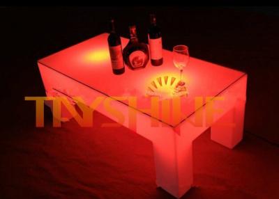 Cina Tabella luminosa eccellente del pub del LED con 16 colori cambianti/tavolino da salotto rettangolare del LED in vendita