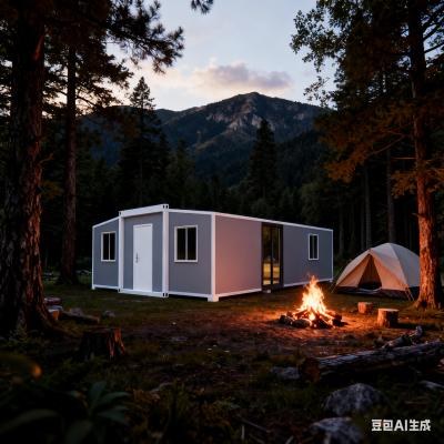 China 56 Square Meters Prefab Folding House with Fully Galvanized Side Frame and Quick Assembly Foldable Container House for sale