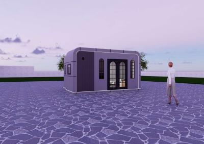 China Expanded Dimensions Apple Capsule Dwelling for Energy Efficiency and a Modern Lifestyle L5700*W3730*H2925mm for sale