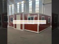Maison préfabriquée moderne extensible 18,5 m² structure en acier personnalisable