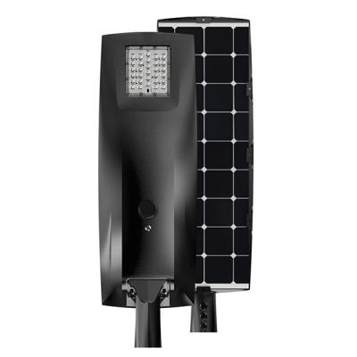 中国 1つの太陽LEDの街灯IP65のリチウム電池はMPPT理性的な50w 8000lmすべて防水する 販売のため
