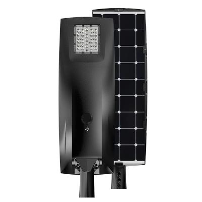 China 20W-50W integró todos en una prenda impermeable solar de las luces de calle del LED 160LM/W IP66 en venta