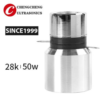 중국 청소 탱크를 위한 알루미늄 50w 28k Pzt 초음파 변형기 판매용